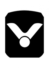 Victor Logo Stencil for Badminton Rackets